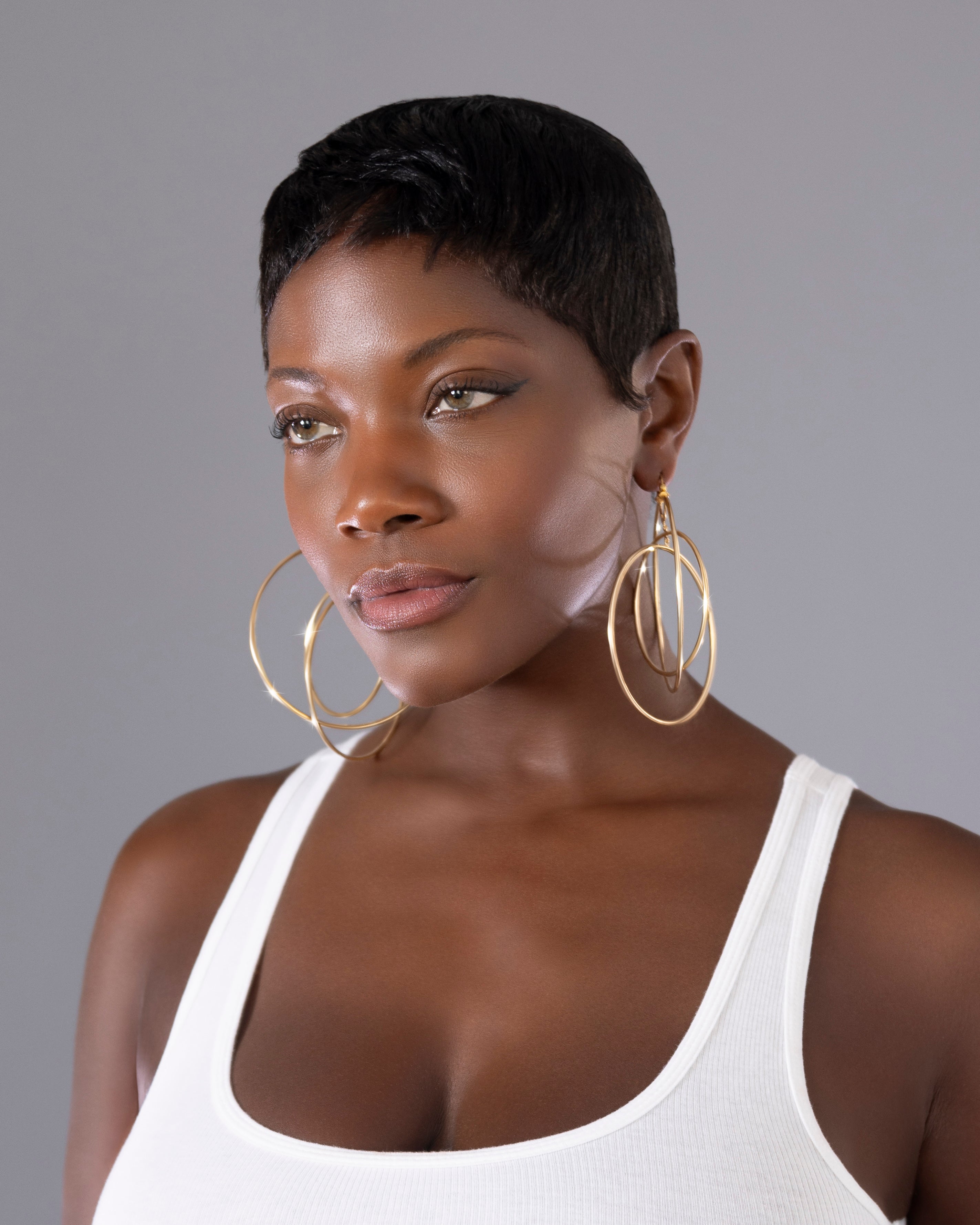 Trinity Hoops - Extra Large – Simone I. Smith