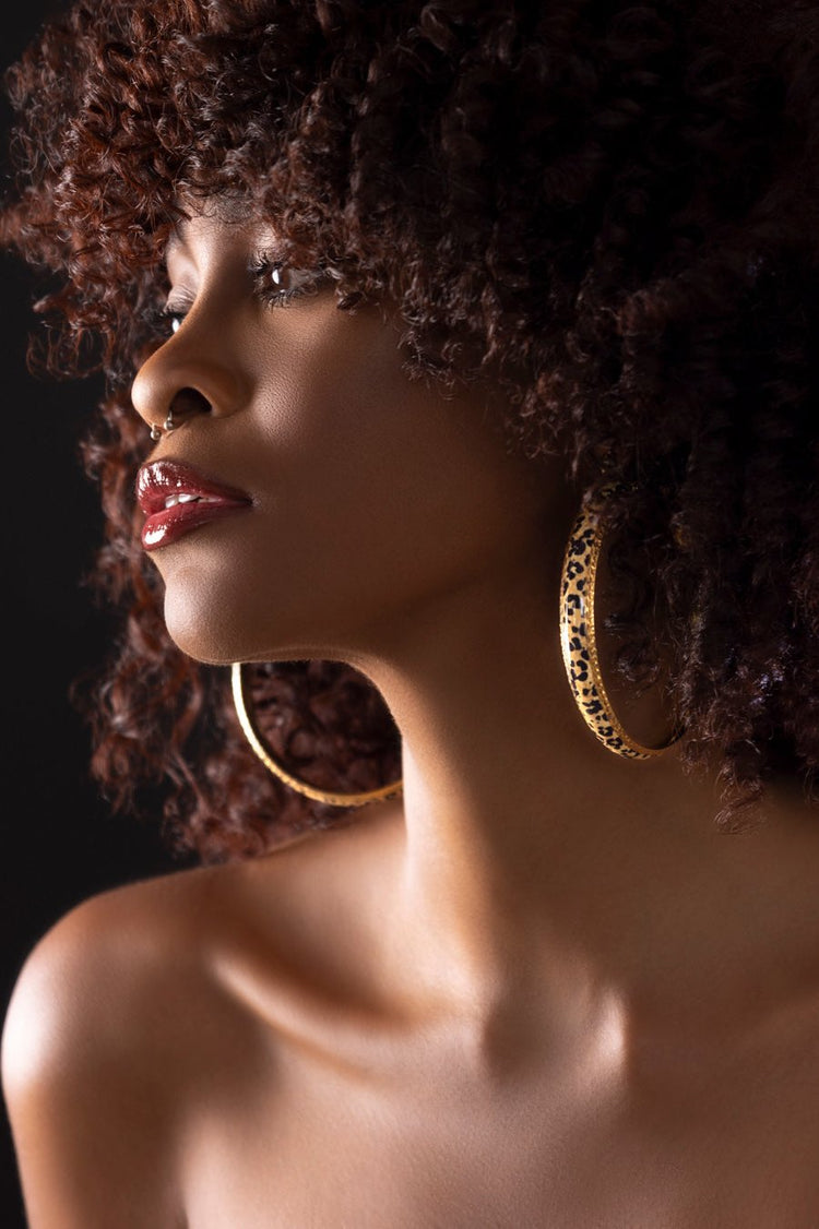 Sister Love Cheetah Hoops – Simone I. Smith