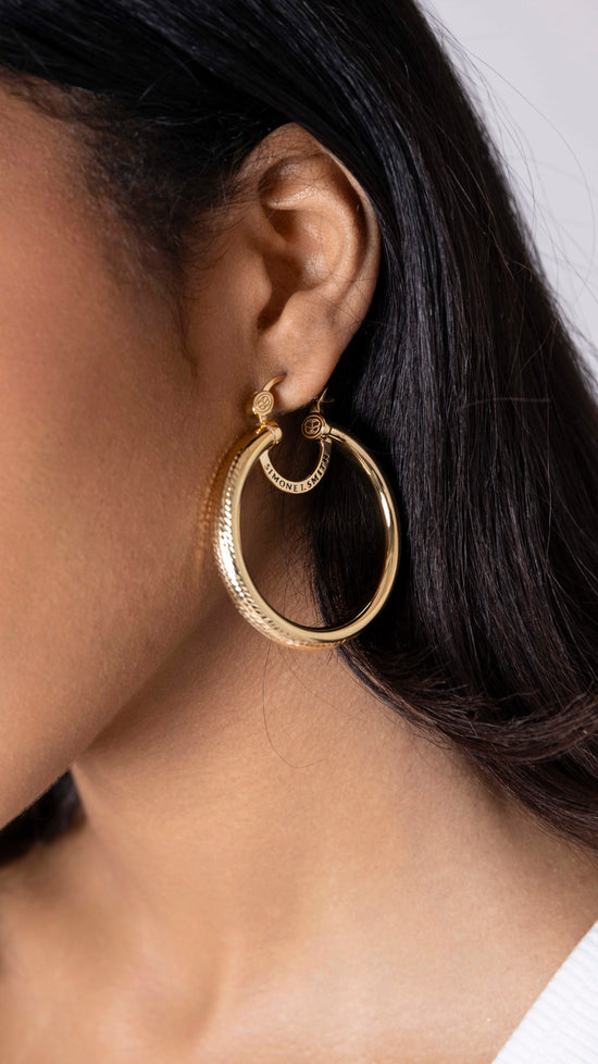 Brilliance Hoops - Medium – Simone I. Smith