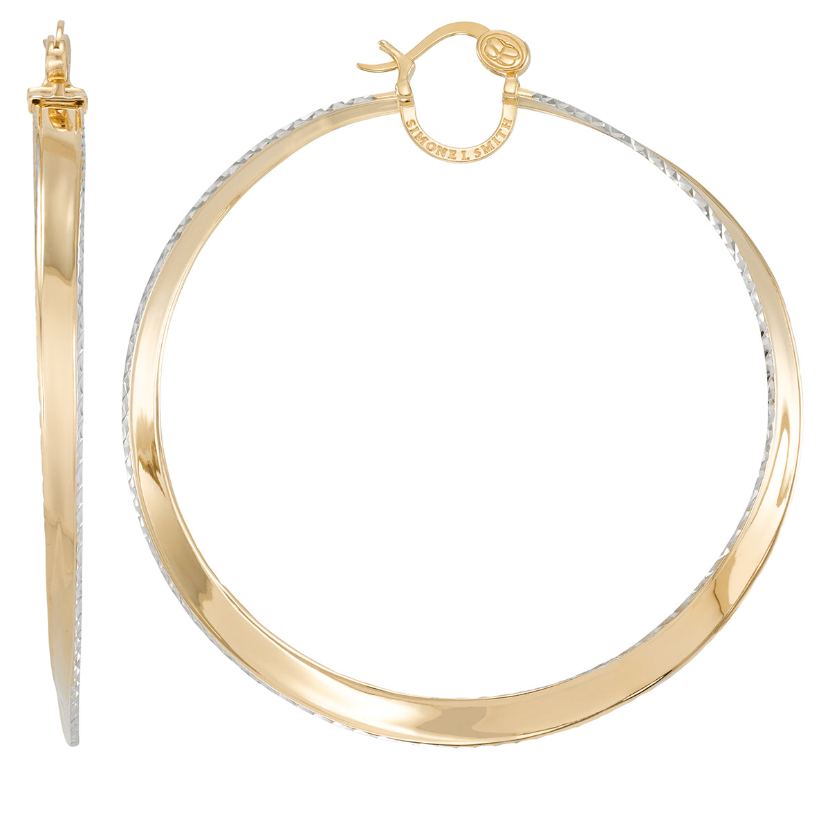 Edgy Hoops - Extra Large – Simone I. Smith