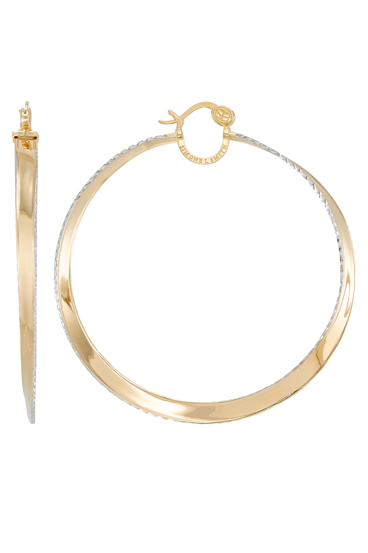 Edgy Hoops - Extra Large – Simone I. Smith